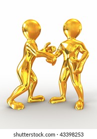 Three Men Teamwork 3d Stock Illustration 29116822 | Shutterstock