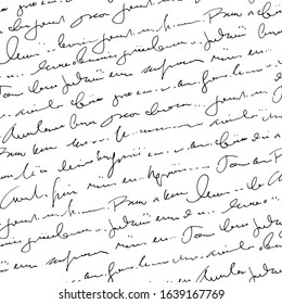 Original Cursive Handwritten Illegible Poem Like: เวกเตอร์สต็อก (ปลอด ...