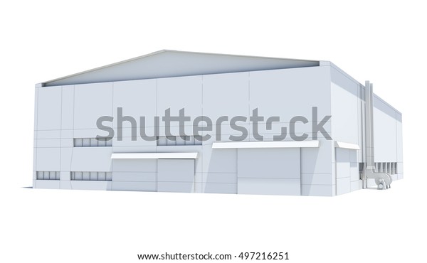 7,234 Warehouse Exterior On Isolated Background Images, Stock Photos ...