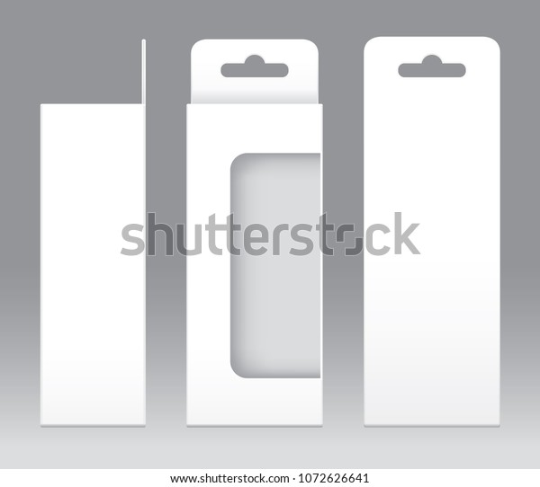 Hanging Box White Window Shape Cut Stock Illustration 1072626641 ...