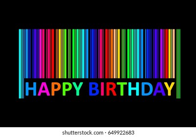 253 Birthday bar code Images, Stock Photos & Vectors | Shutterstock