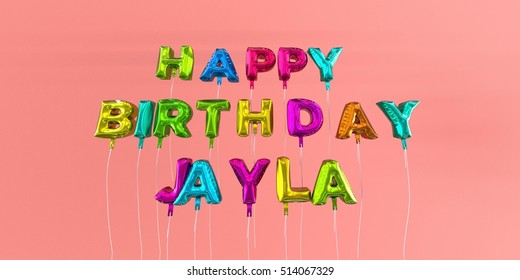Happy Birthday Jeana Card Balloon Text Stock Illustration 514066831