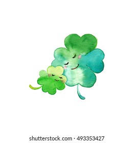 Happy Clover Stock Illustration 493353427 | Shutterstock