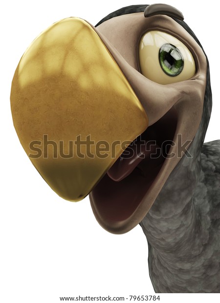Happy Dodo Smiling : illustration de stock 79653784
