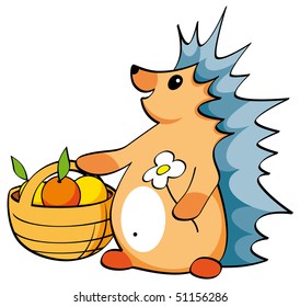 Happy Hedgehog Stock Illustration 51156286 | Shutterstock