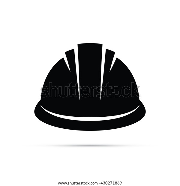Hard Hat Icon Raster Version Stock Illustration 430271869