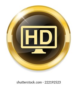 Hd Display Icon Stock Illustration 222192523 | Shutterstock