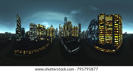 HDRI Environment Map Equirectangular Projection Spherical Stock ...