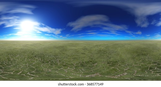 Hdri High Resolution Map Sunset Above 库存插图 368577149 | Shutterstock