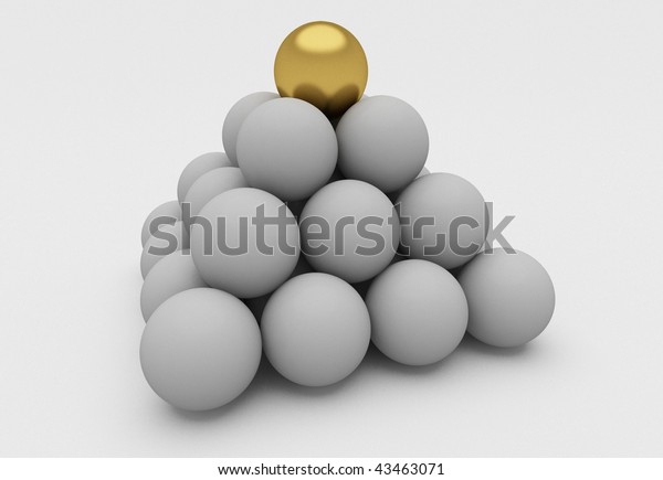 「Head Pyramid 3d Render」のイラスト素材 43463071