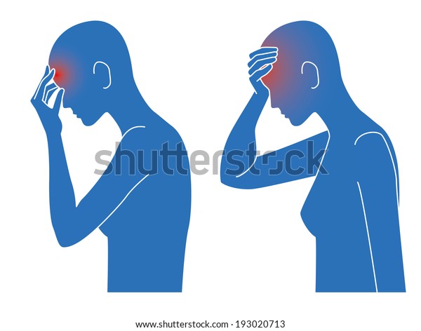 Headache Fever Stock Illustration 193020713