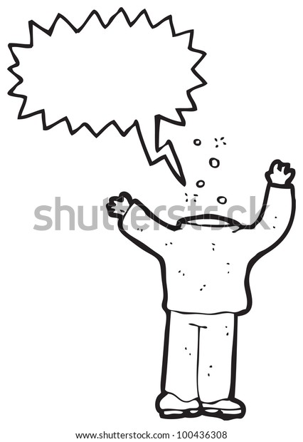 Headless Man Cartoon Stock Illustration 100436308 | Shutterstock