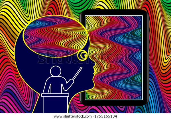 Health Risks Computer Use School Vision Stock Illustration 1755165134 ...