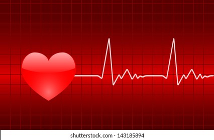 Heart Chart Stock Illustration 143185894