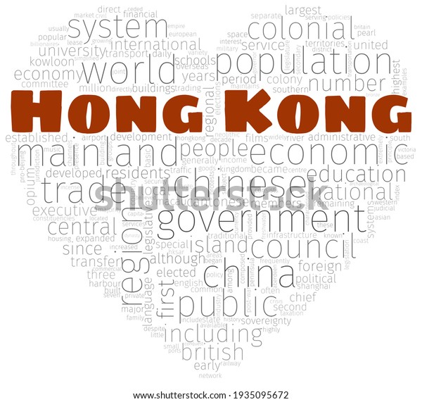 Heart Shape Wordcloud Wordle Summarizing Main Stock Illustration ...