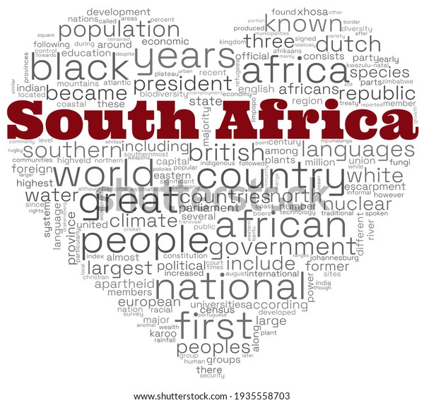 Heart Shape Wordcloud Wordle Summarizing Main Stock Illustration ...