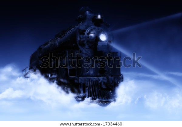 Heavenly Train Stock Illustration 17334460