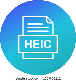 Heic File Document Icon Stock Illustration 1369908212 | Shutterstock