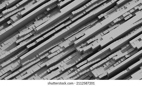 Height Map Path Tracing 3d Rendering Stock Illustration 2112587201 ...