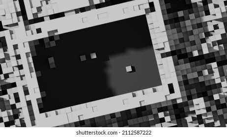Height Map Path Tracing 3d Rendering Stock Illustration 2112587222 ...