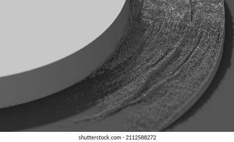 Height Map Path Tracing 3d Rendering Stock Illustration 2112588272 ...