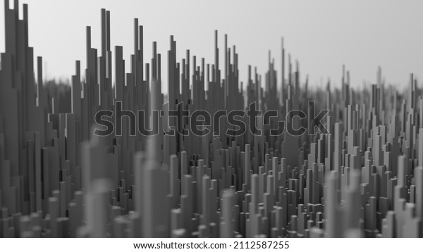 Height Map Path Tracing 3d Rendering Stock Illustration 2112587255 ...