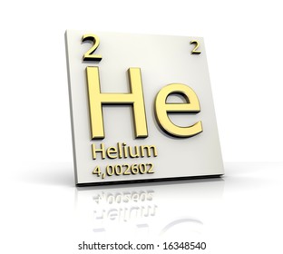 Helium Form Periodic Table Elements Stock Illustration 16348540 ...