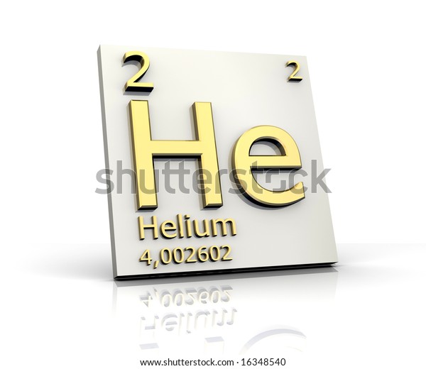 Helium Form Periodic Table Elements 스톡 일러스트 16348540 | Shutterstock
