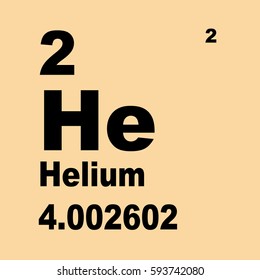Helium Periodic Table Elements Stock Illustration 593742080 | Shutterstock