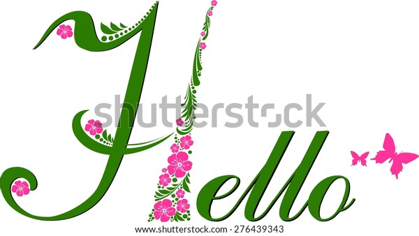 Hello Illustration Stock Illustration 276439343