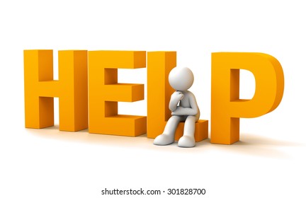 Help Stock Illustration 301828700 | Shutterstock