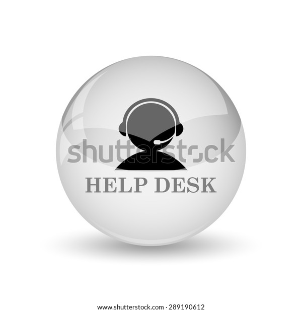 Help Desk Icon Internet Button On Stock Illustration 289190612