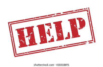 Help Stamp Stock Illustration 418318891 | Shutterstock