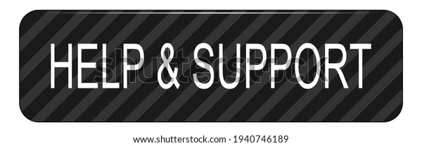 Help Support Button On White Background Stock Illustration 1940746189 ...
