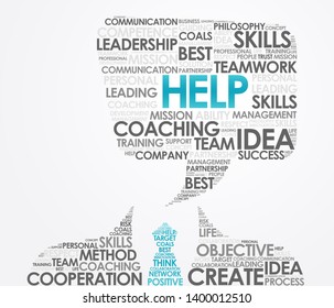 Help Word Cloud Dialog Bubble Stock Illustration 1400012510 | Shutterstock