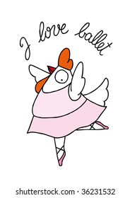 Vector Hen Act Dancing Stock Vector (Royalty Free) 29266411 | Shutterstock