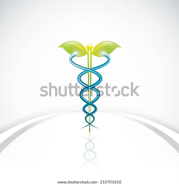 Herbal Caduceus Stock Illustration 210701650 | Shutterstock