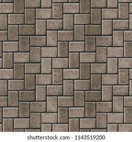Herringbone Pattern Paving Seamless Texture Stock Illustration ...