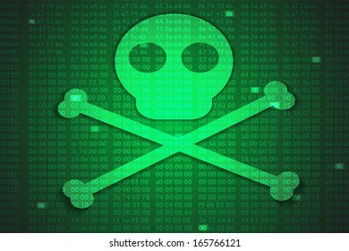 Hex Background Skull Stock Illustration 165766121 | Shutterstock
