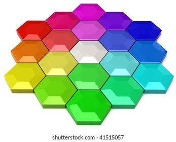 11,369 Hexagonal color wheel Images, Stock Photos & Vectors | Shutterstock