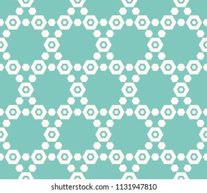 Hexagonal Grid Texture Vector Seamless Pattern Stock Vector (Royalty ...