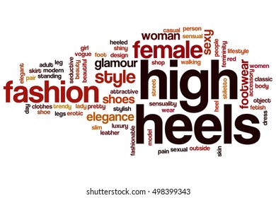 High Heels Word Cloud Concept Stock Illustration 498399343 | Shutterstock