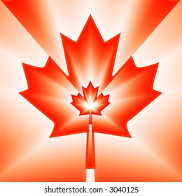 High Res Maple Leaf Abstract Stock Illustration 3040125 | Shutterstock