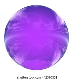 High Resolution 3d Glass Sphere Isolated Stock Illustration 42390331 ...
