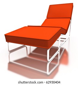 High Resolution 3d Render Modern Chair Stock Illustration 62930404 ...