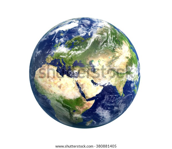 High Resolution 3d Render Planet Earth Stock Illustration 380881405 ...