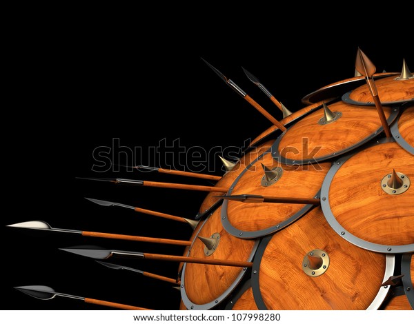 High Resolution 3d Render Spartan Defense 스톡 일러스트 107998280 | Shutterstock
