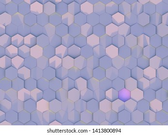 High Resolution Abstract Hexagonal Geometric Pattern Stock Illustration ...