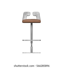 High Resolution Bar Stool Front View Stock Illustration 566285896 ...