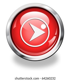 High Resolution Button Symbol Isolated On Stock Illustration 64260232 ...